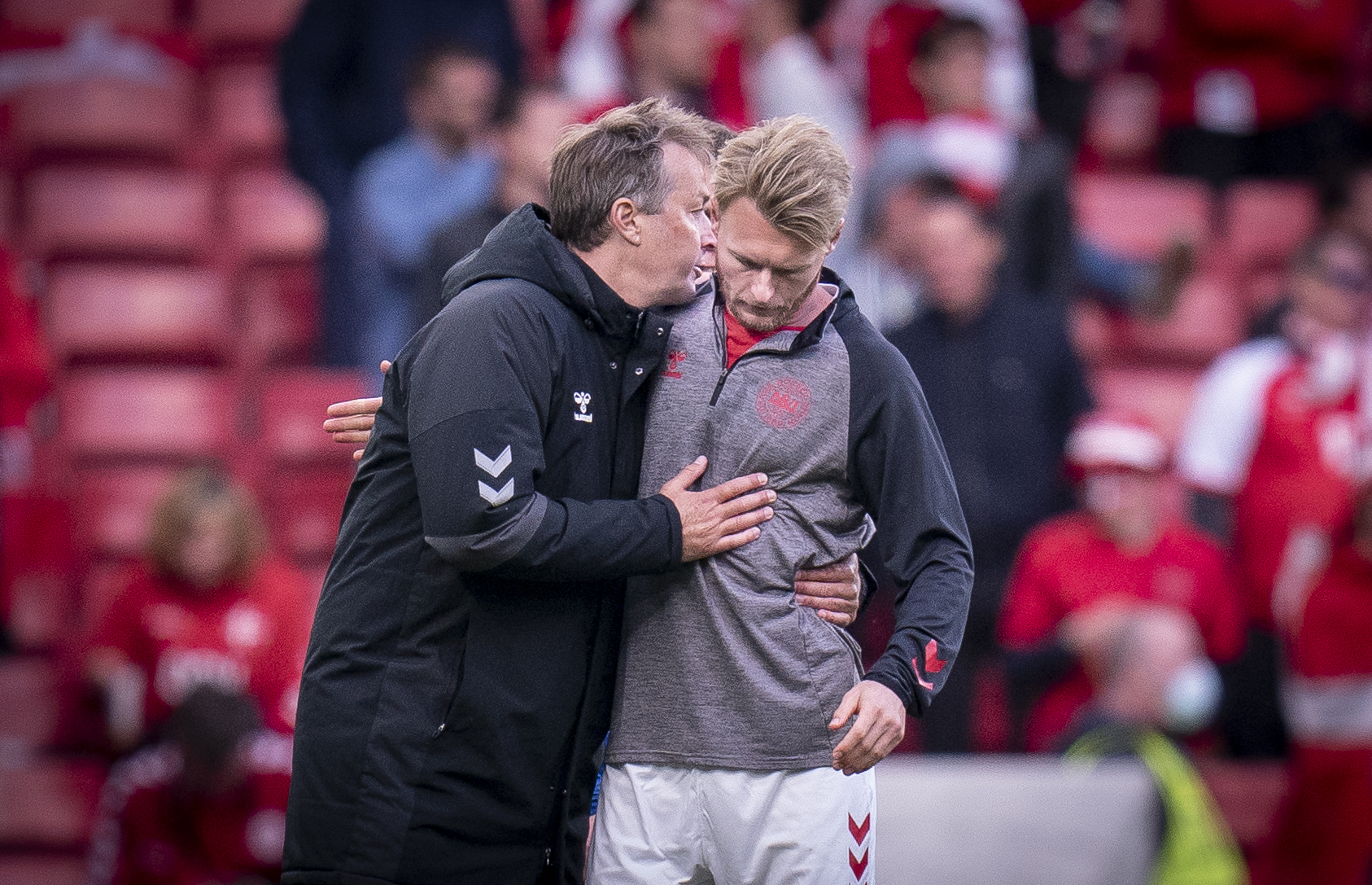 Før Belgien-møde: Simon Kjær tager bladet fra munden