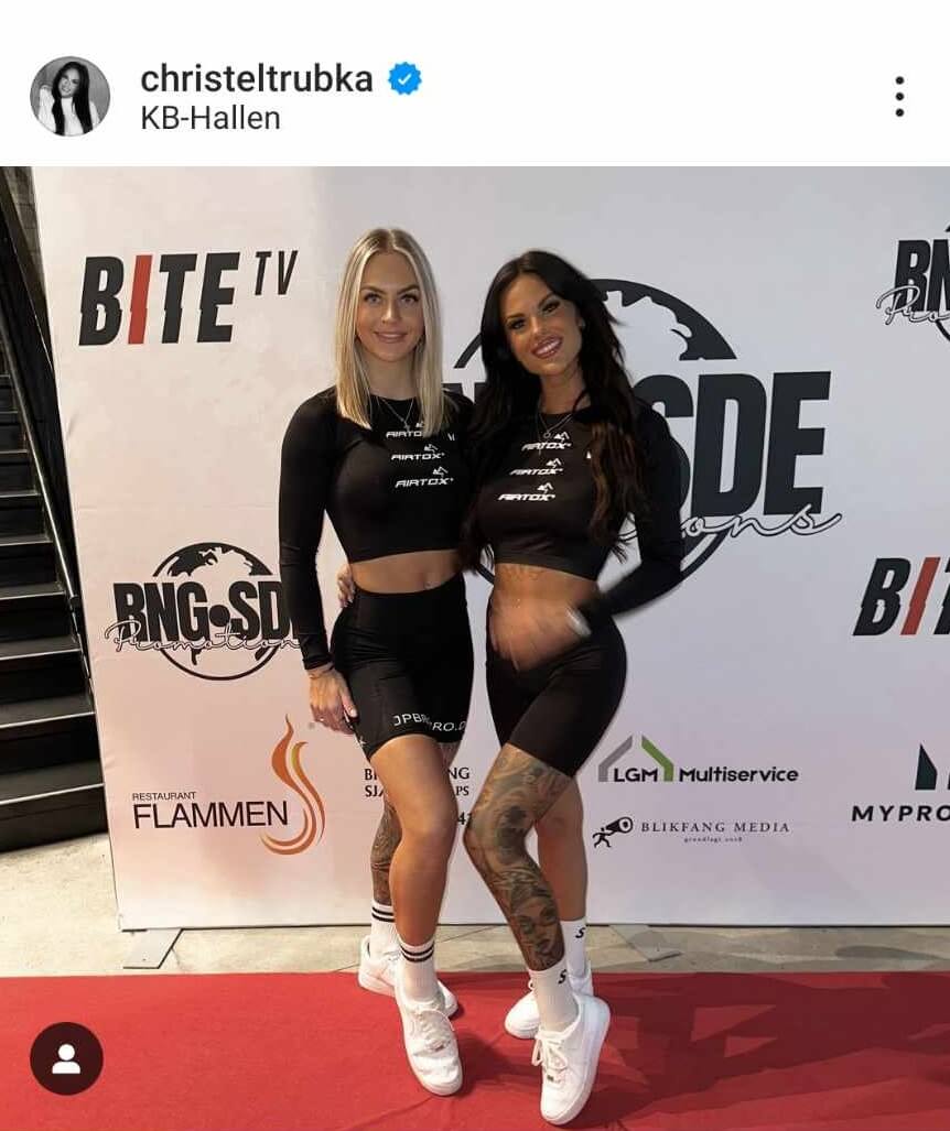 Christel Trubka viser formerne i frækt outfit